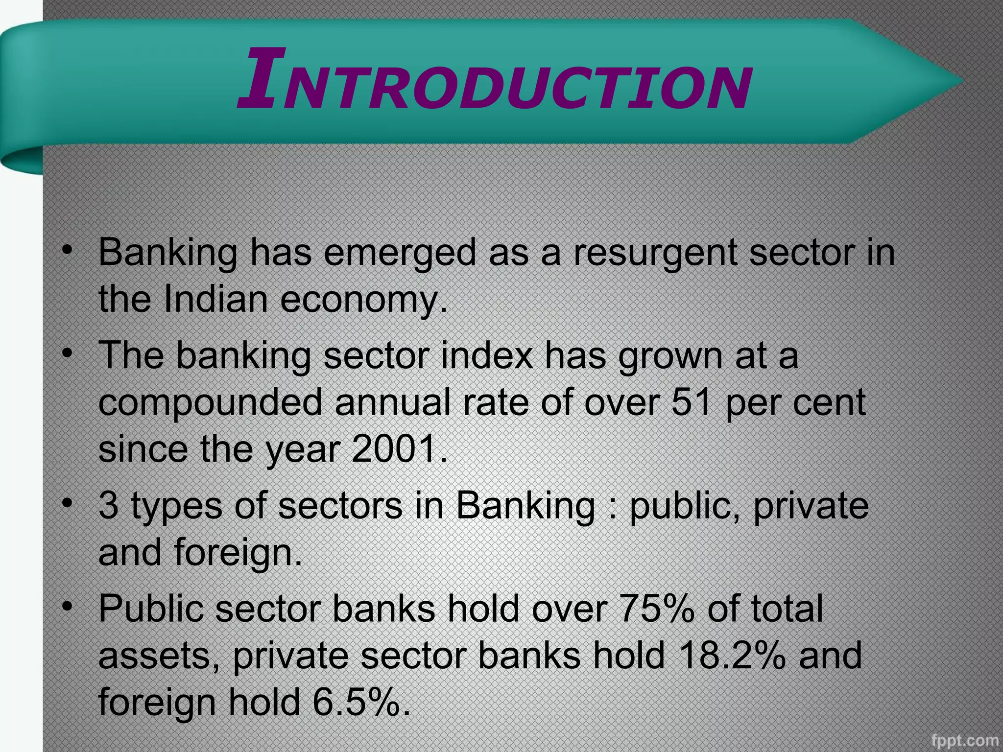 Banking sector in India | PPT