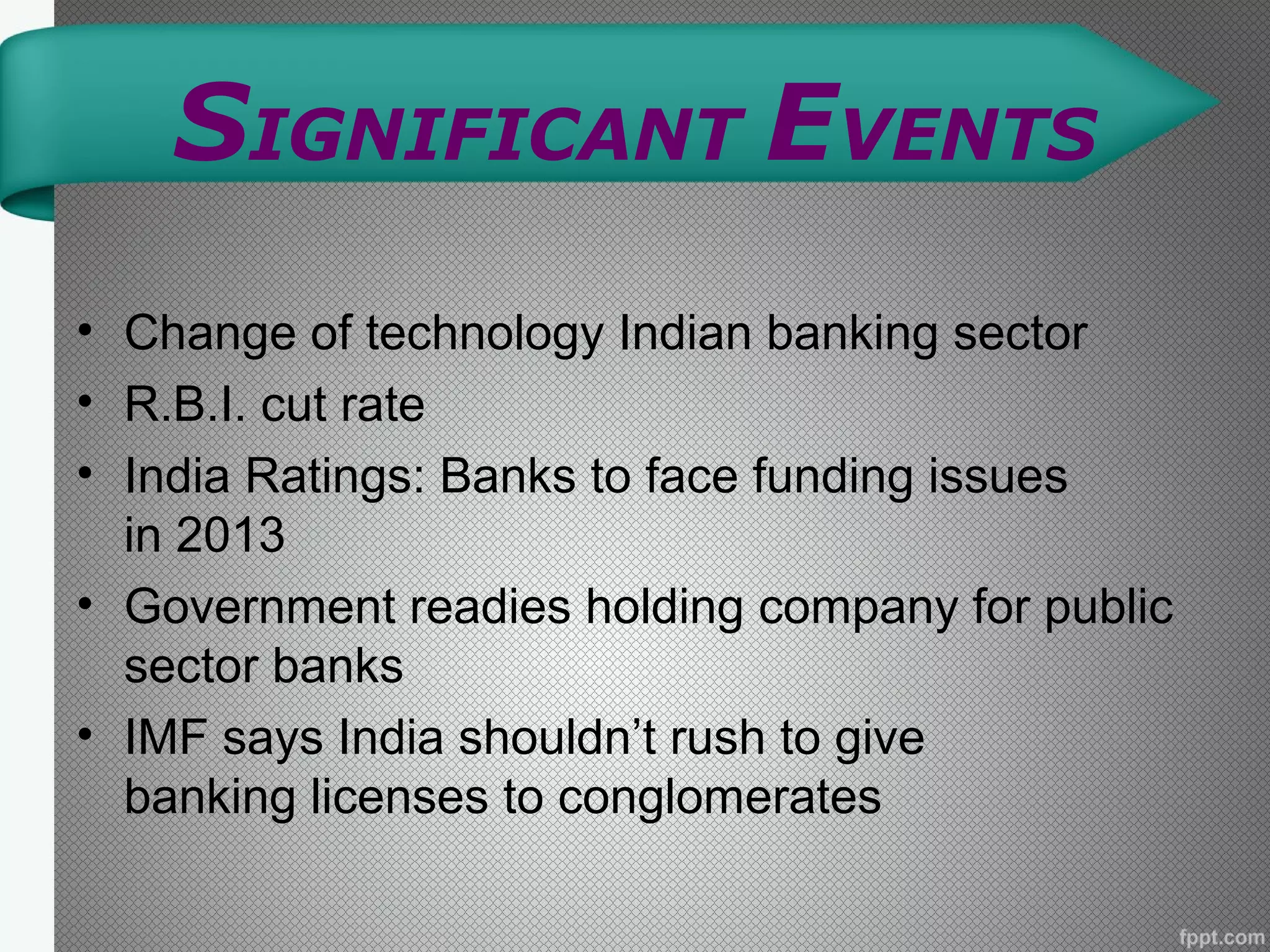 Banking sector in India | PPT