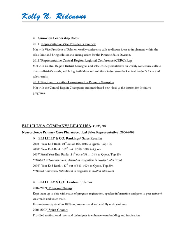 Resume- Kelly N. Ridenour | PDF