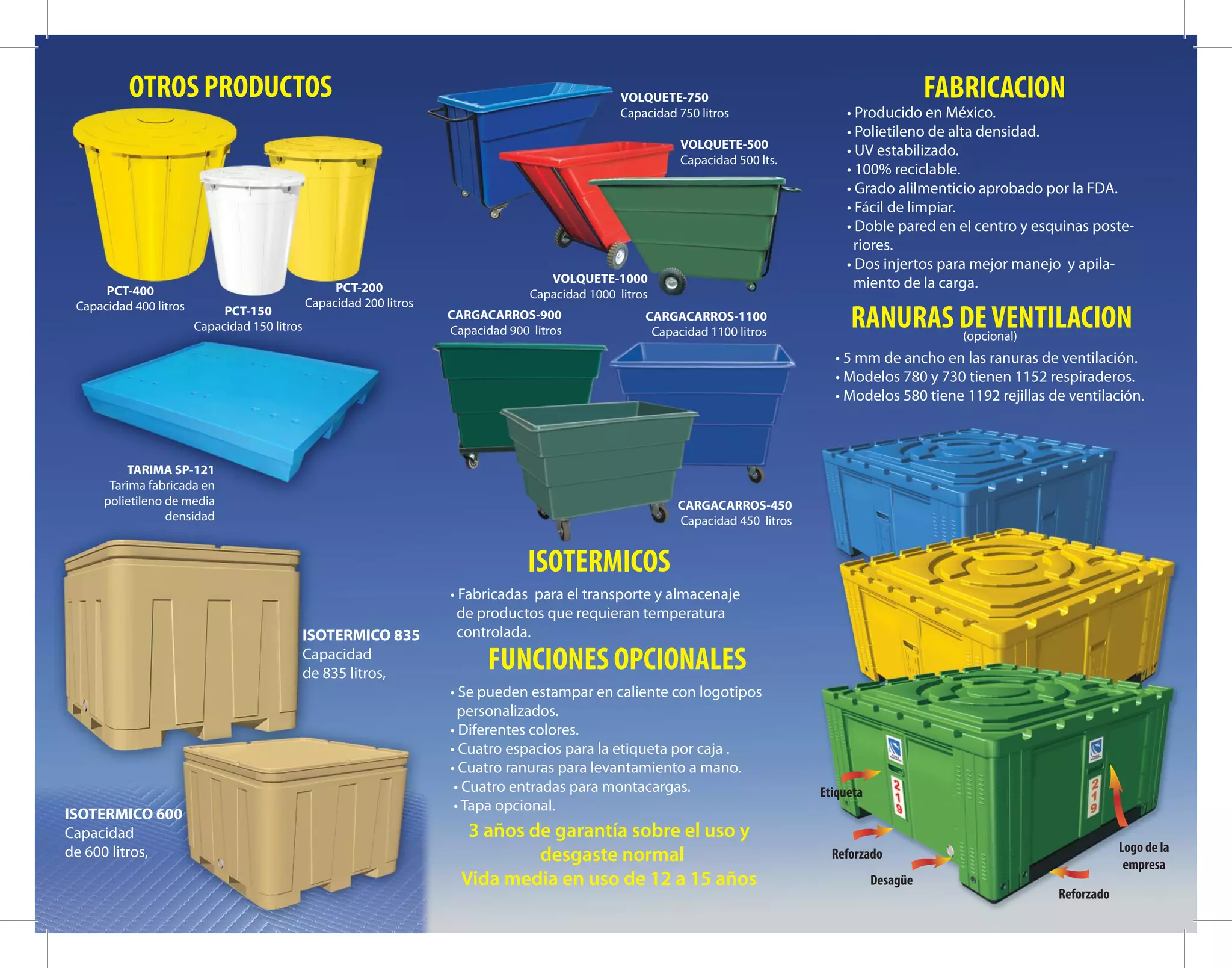 A1 Contenedores Bin y Super Bin Agropecario | PDF