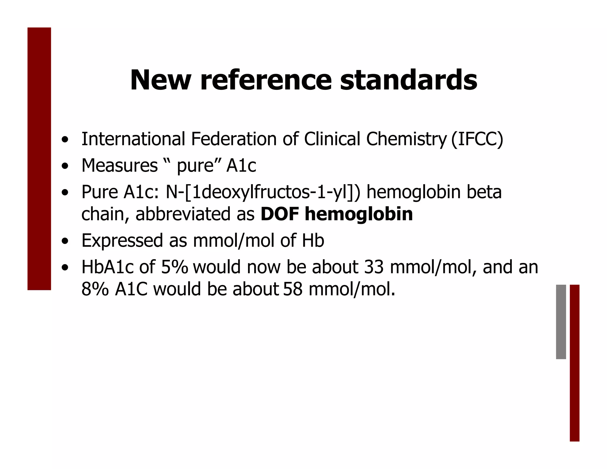 HbA1c : glycosylated hemoglobin | PDF
