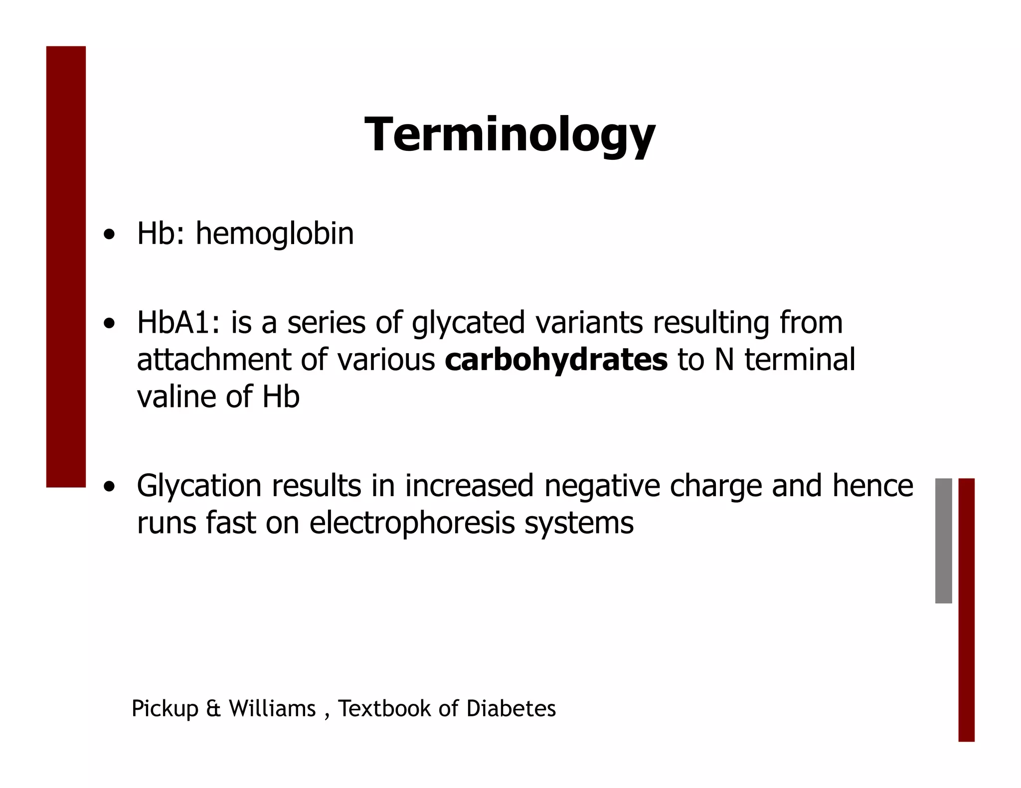 HbA1c : glycosylated hemoglobin | PDF