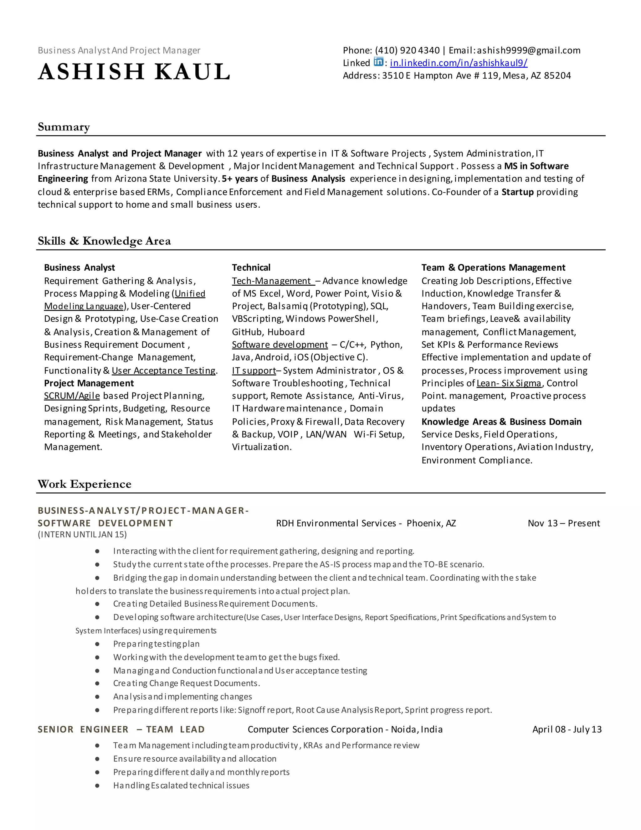 Ashish Kaul Resume v5.0 | DOCX