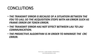 CRC and Transmitt Error Report_V1 | PPTX