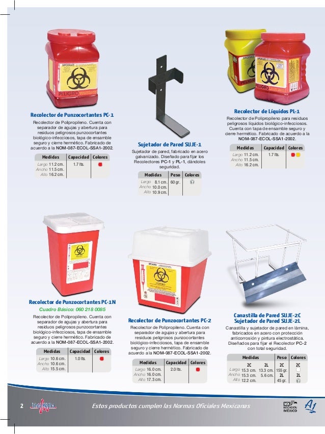 A1 Contenedores Catalogo Linea Medica RPBI