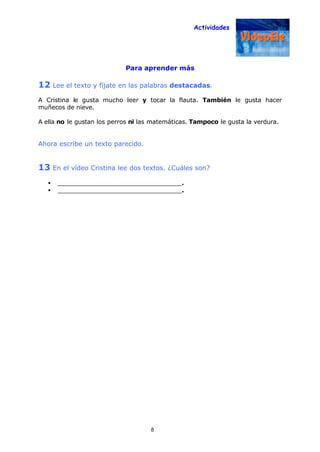 A1 cosas que_me_gustan_actividad | PDF