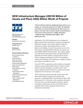 SEW Oracle ebs-case-study | PDF