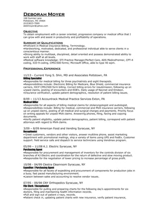 Deborah Moyer Resume 2015 | DOC