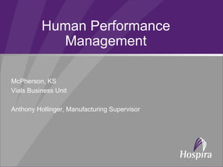 Human Performance Management | PPT