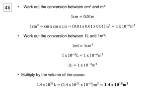 W1 Example 4 Answers | PPTX | Chemistry | Science
