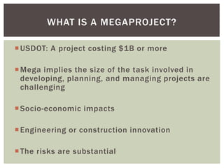FINAL CHSRP AND Megaproject Presentation | PPTX