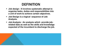 Job Design | PPTX