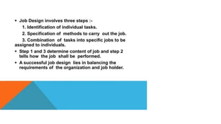 Job Design | PPTX