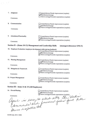 6-month new associate review | PDF