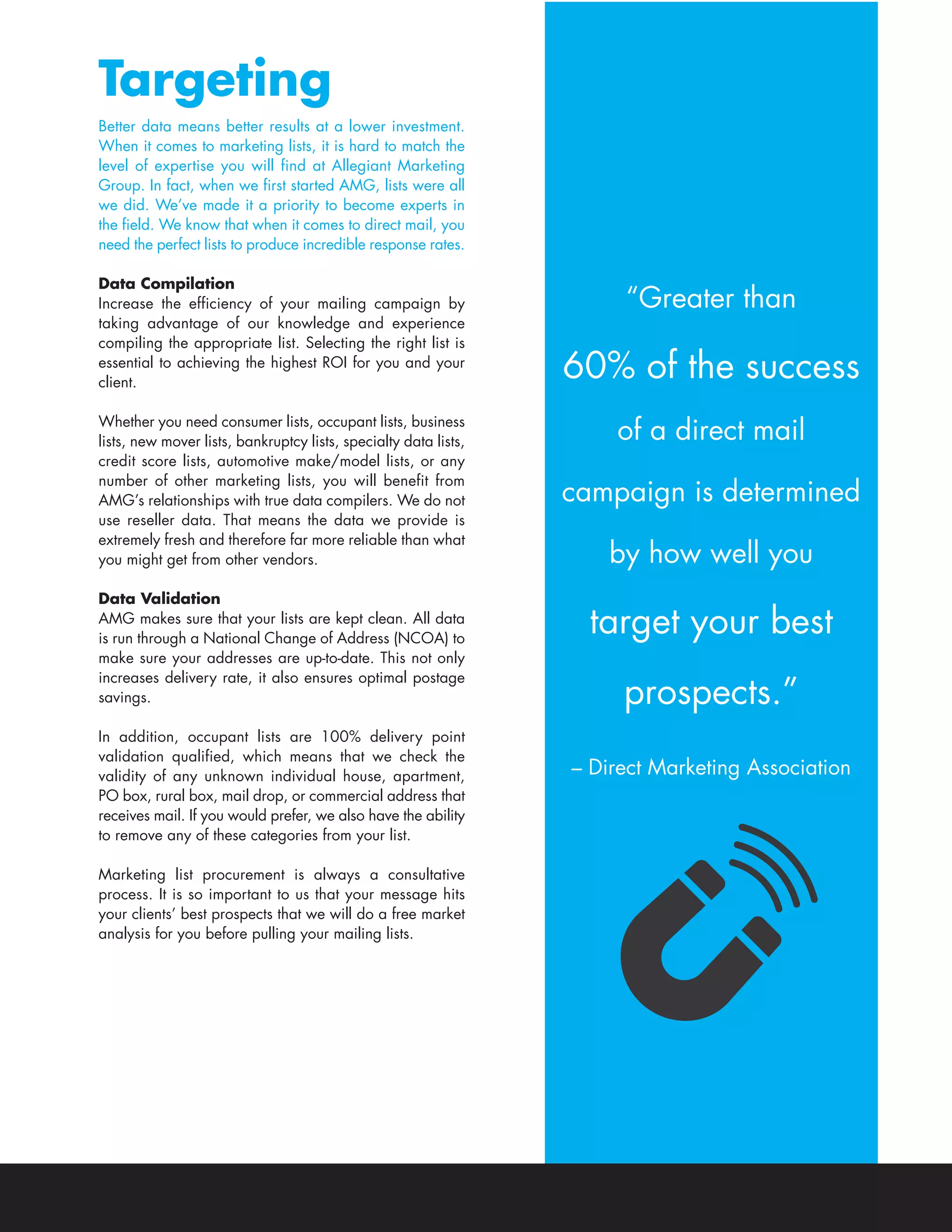 AMG -Meet your direct mail partner | PDF