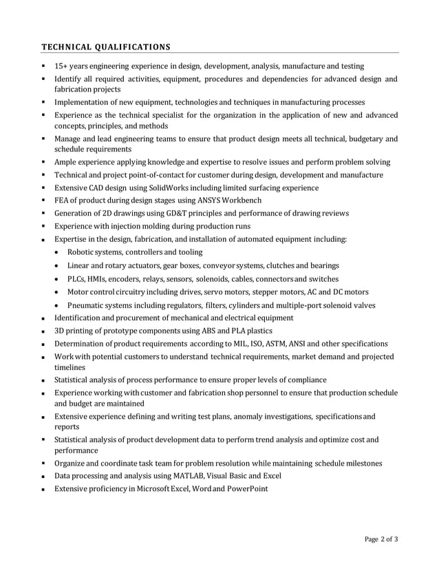 Brian Wright Resume | PDF