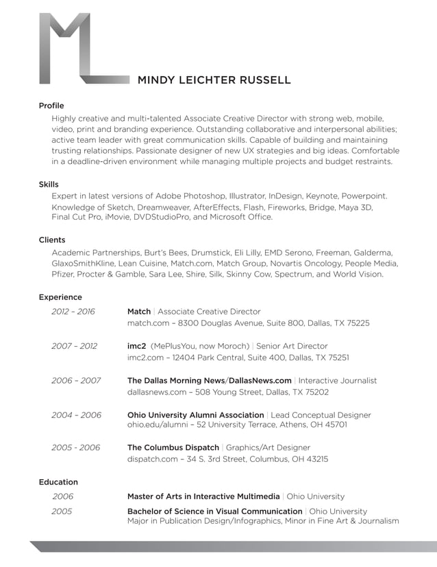 MindyLeichterRussell_Resume_2016 | PDF