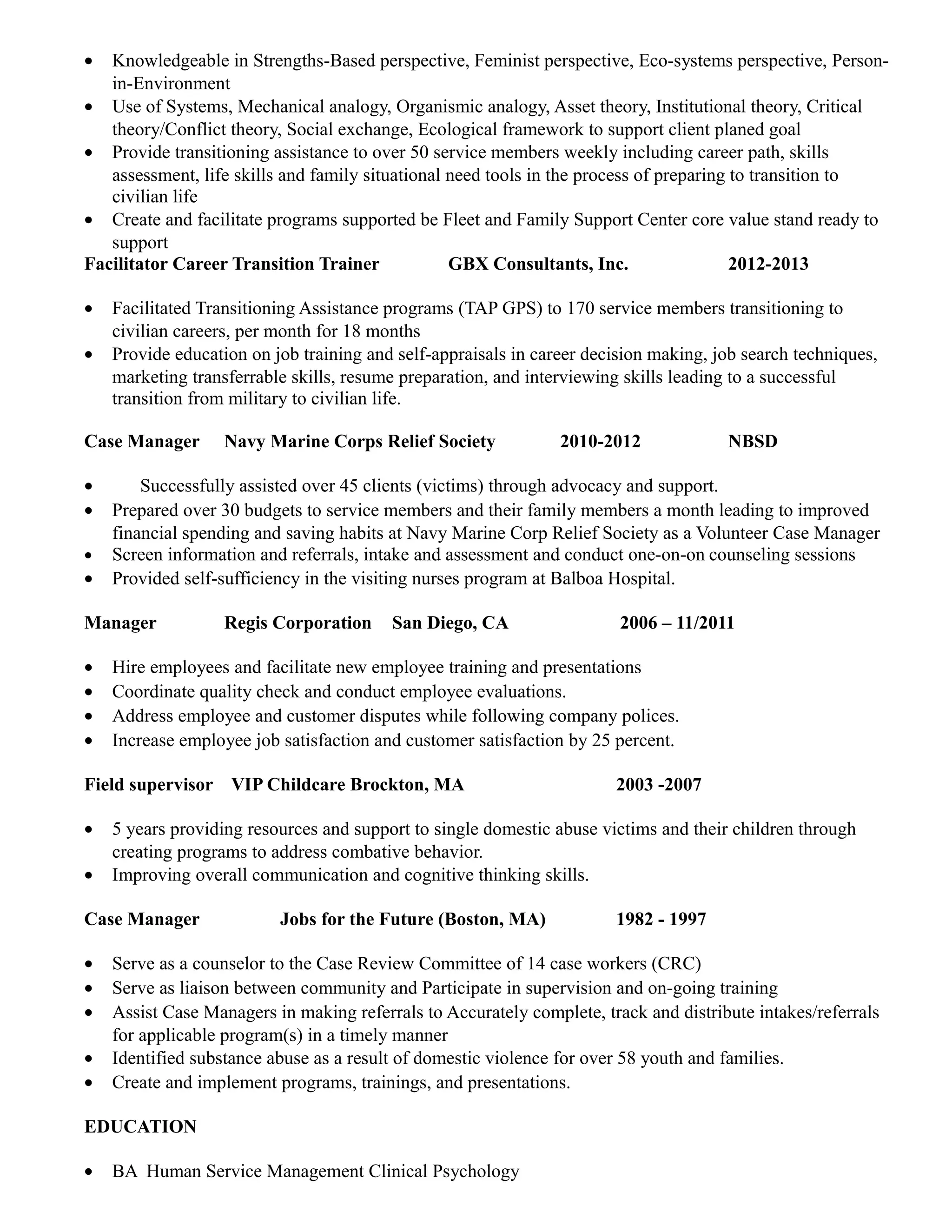 Intake Specialist | DOC