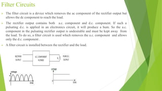 Filter circuits slide_share | PPTX