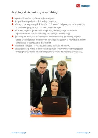 A1 Europe - folder informacyjny | PDF