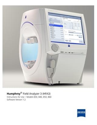 Humphrey Visual Field Machine Manual