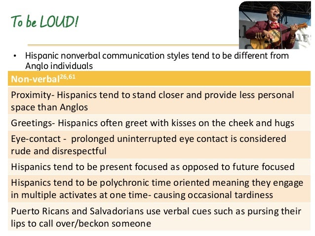 Hispanic Personal Space
