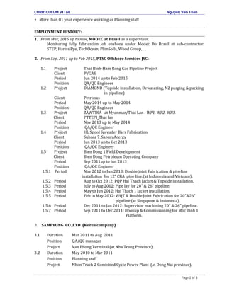 CV Nguyen Van Toan | PDF