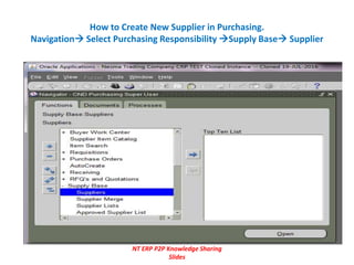 Oracle SCM Purchasing R12 | PPTX