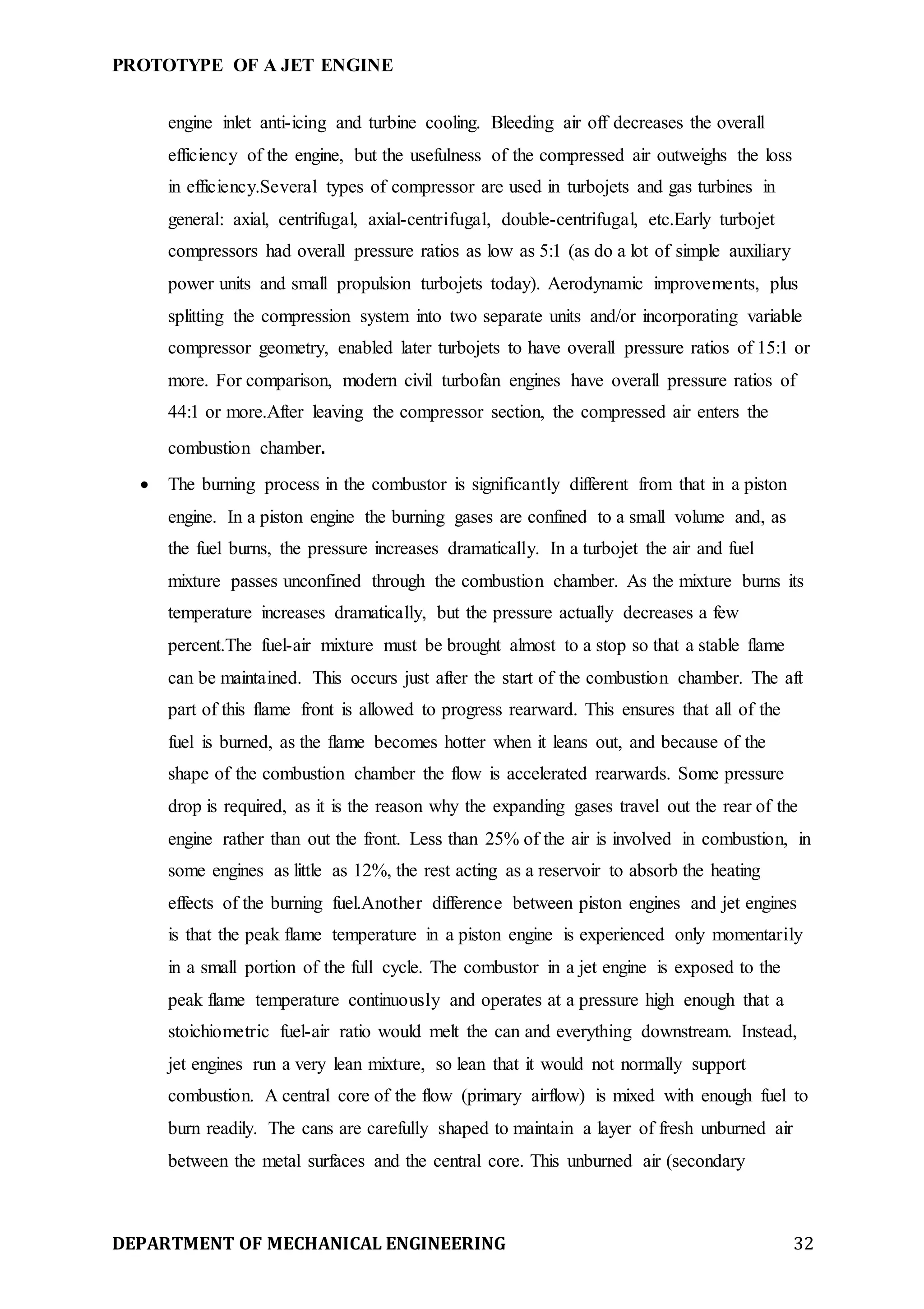 Model prototype of a jet engine | DOCX