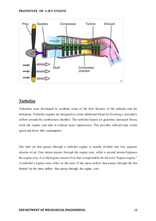 Model prototype of a jet engine | DOCX