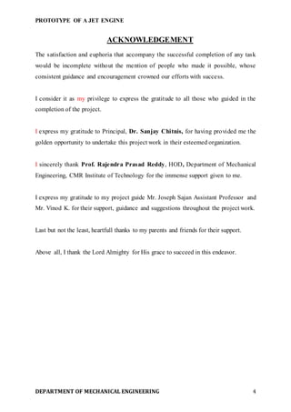 Model prototype of a jet engine | DOCX