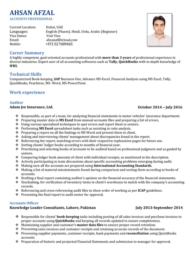 Ahsan CV | PDF