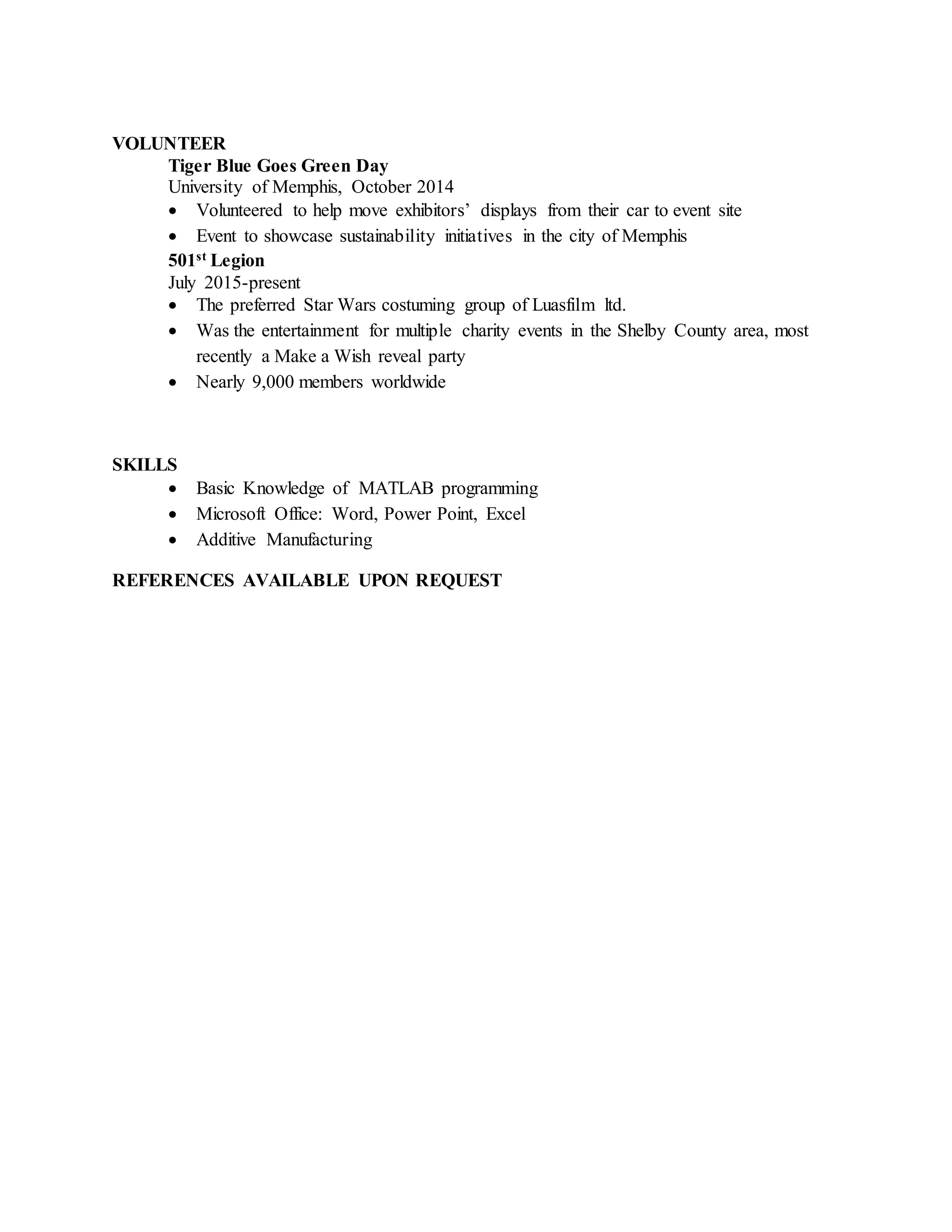 Brody Hall's Resume (1) | PDF