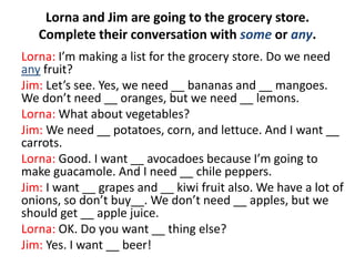 A1 fruit and vegetables | PPTX