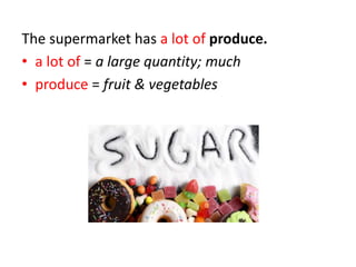 A1 fruit and vegetables | PPTX