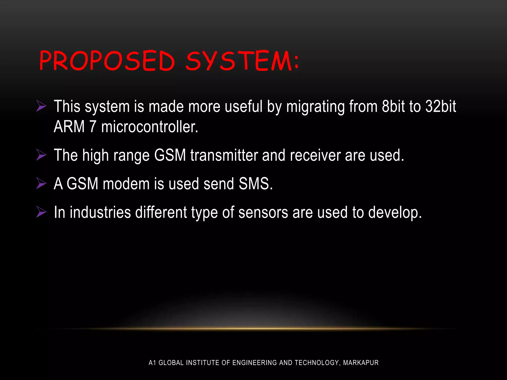 land rover robot control using GSM technology | PPT