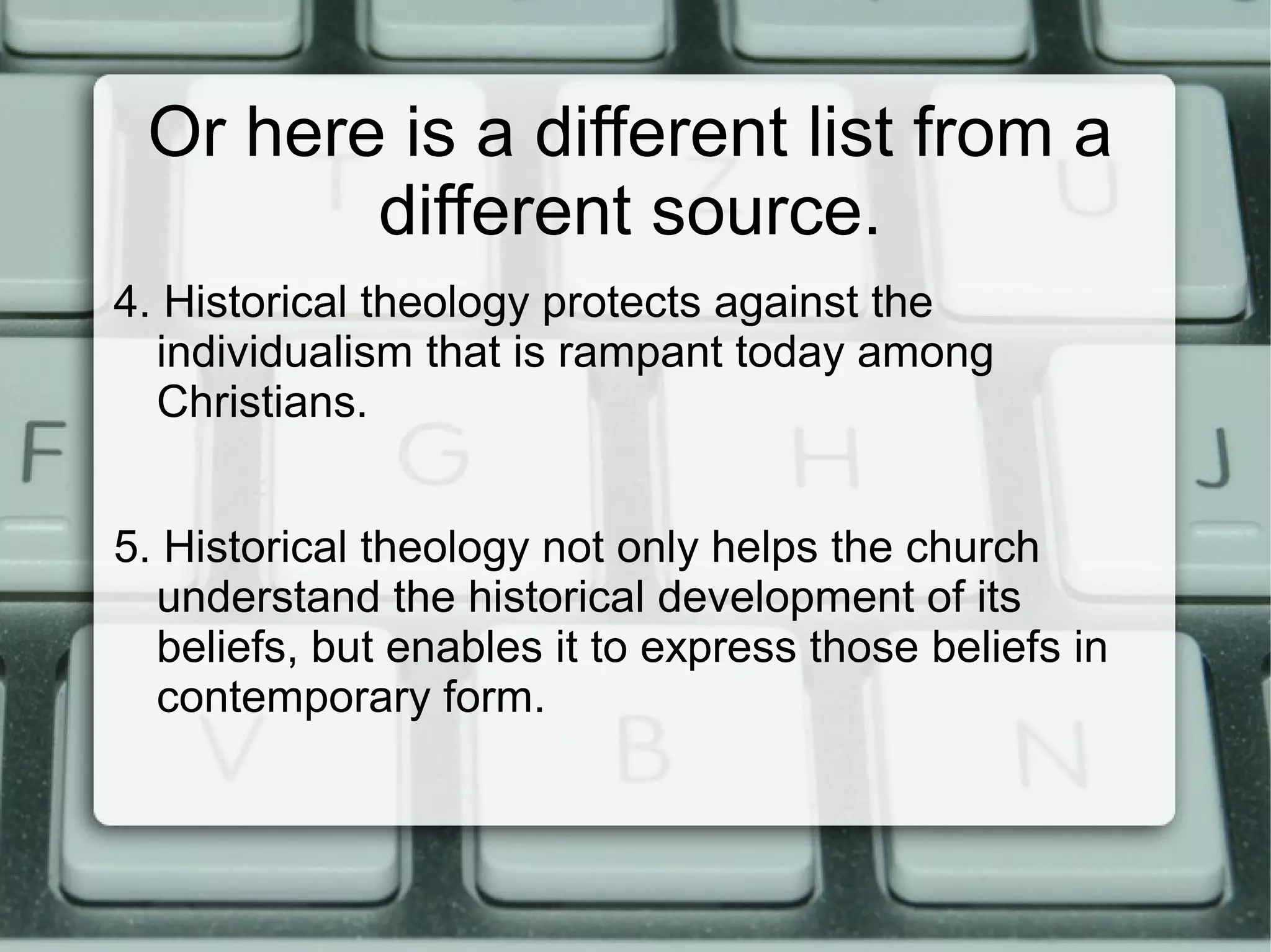 Why Study Church History | PPT