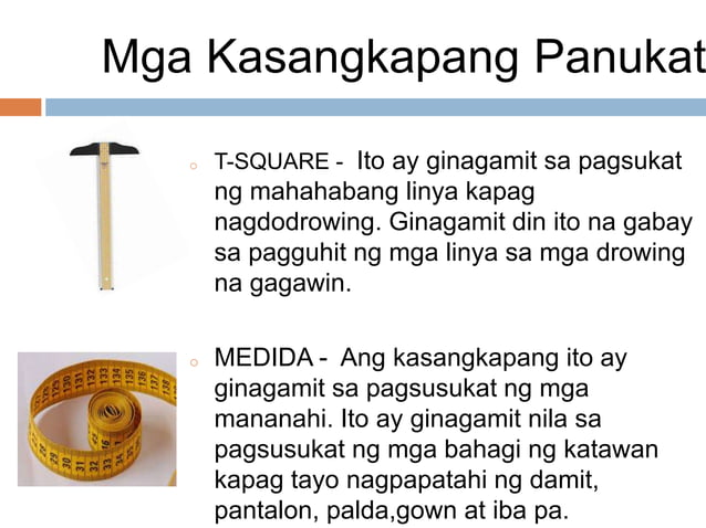 EPP 4_Mga Kagamitan sa pagsusukat | PPTX