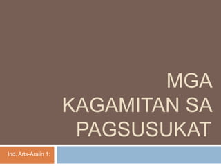 EPP 4_Mga Kagamitan sa pagsusukat | PPTX