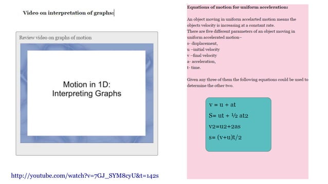 A1 Kinematics its about the kinematics for ibdp 1 | PPTX | Physics ...