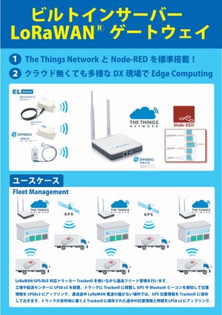 ビルトインサーバー LoRaWANゲートウェイ LPS8 v2 - A1ポスター | PDF