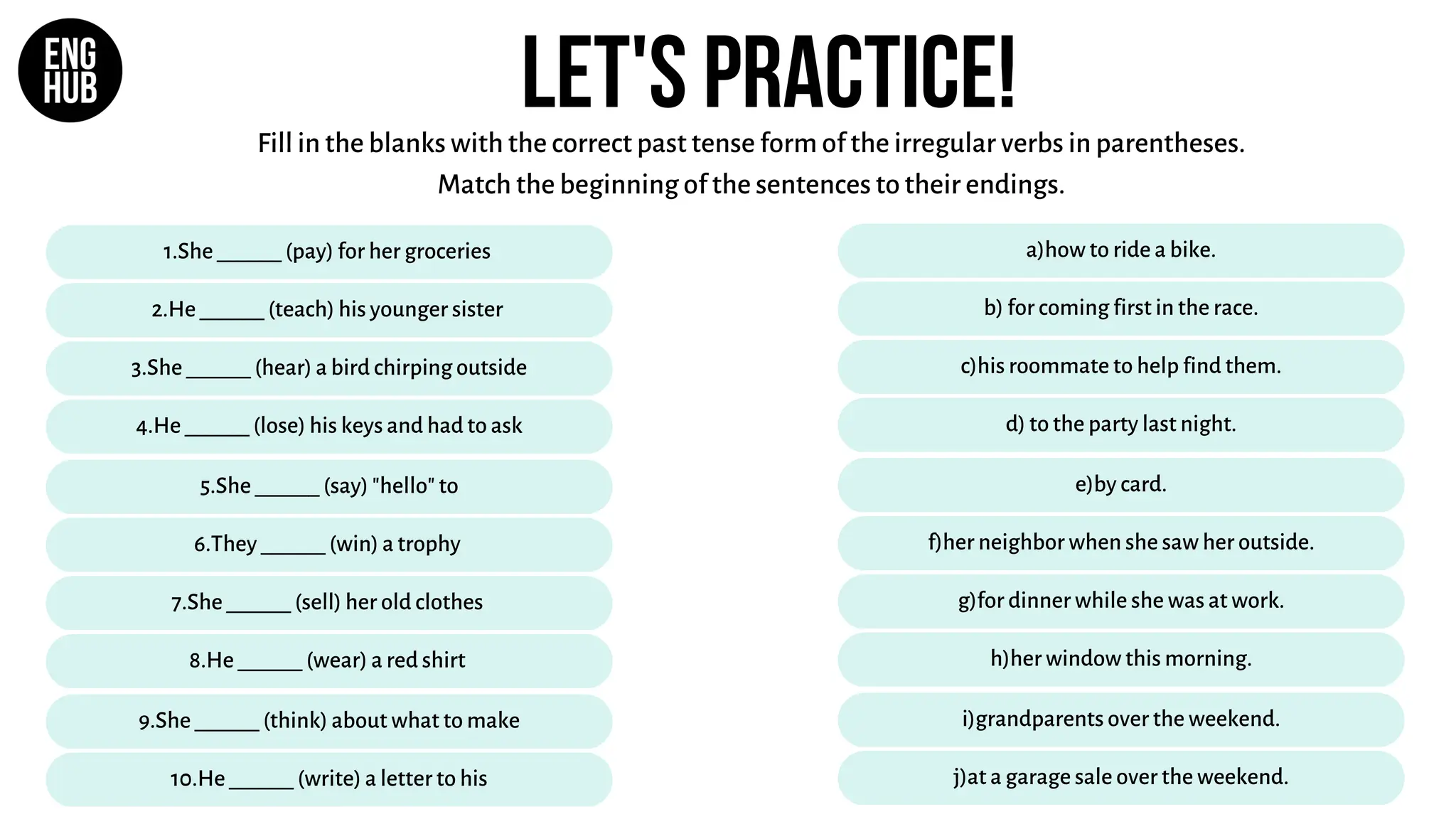 A1 Most Common Irregular Verbs Part 2 SV.pdf