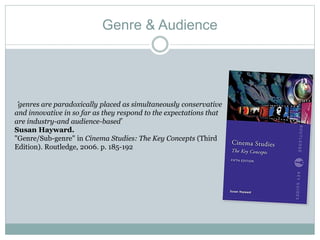 A1Y1 Media Studies Introduction to Genre | PPT