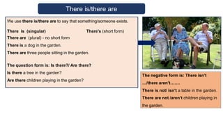 A 1 there is there are | PPT