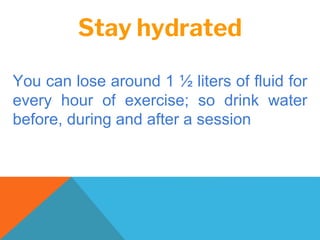 Tips to Exercise Safely | PPTX