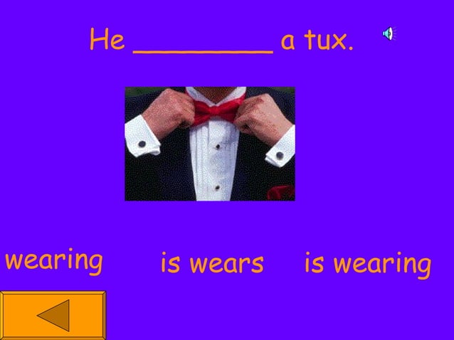 A1 u5present continuousclothes | PPT