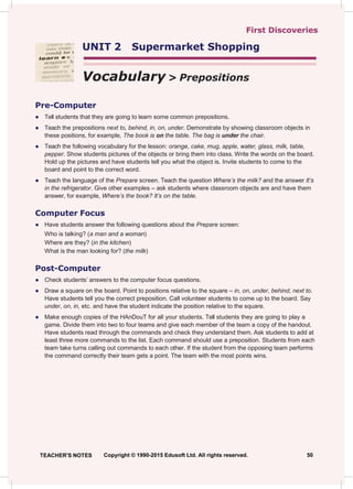 A1 – Unit 2 – Supermarket Shopping.pdf | Grocery Shopping | Shopping