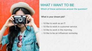 A1 What-s Your Dream Job. Adult Lesson Material | PDF