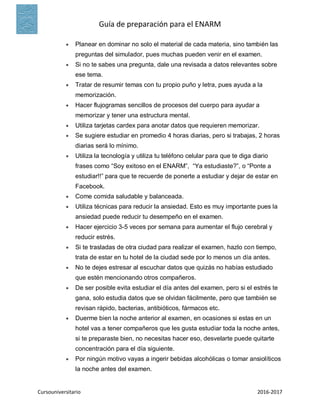 guia para contestar preguntas del enarm | PDF