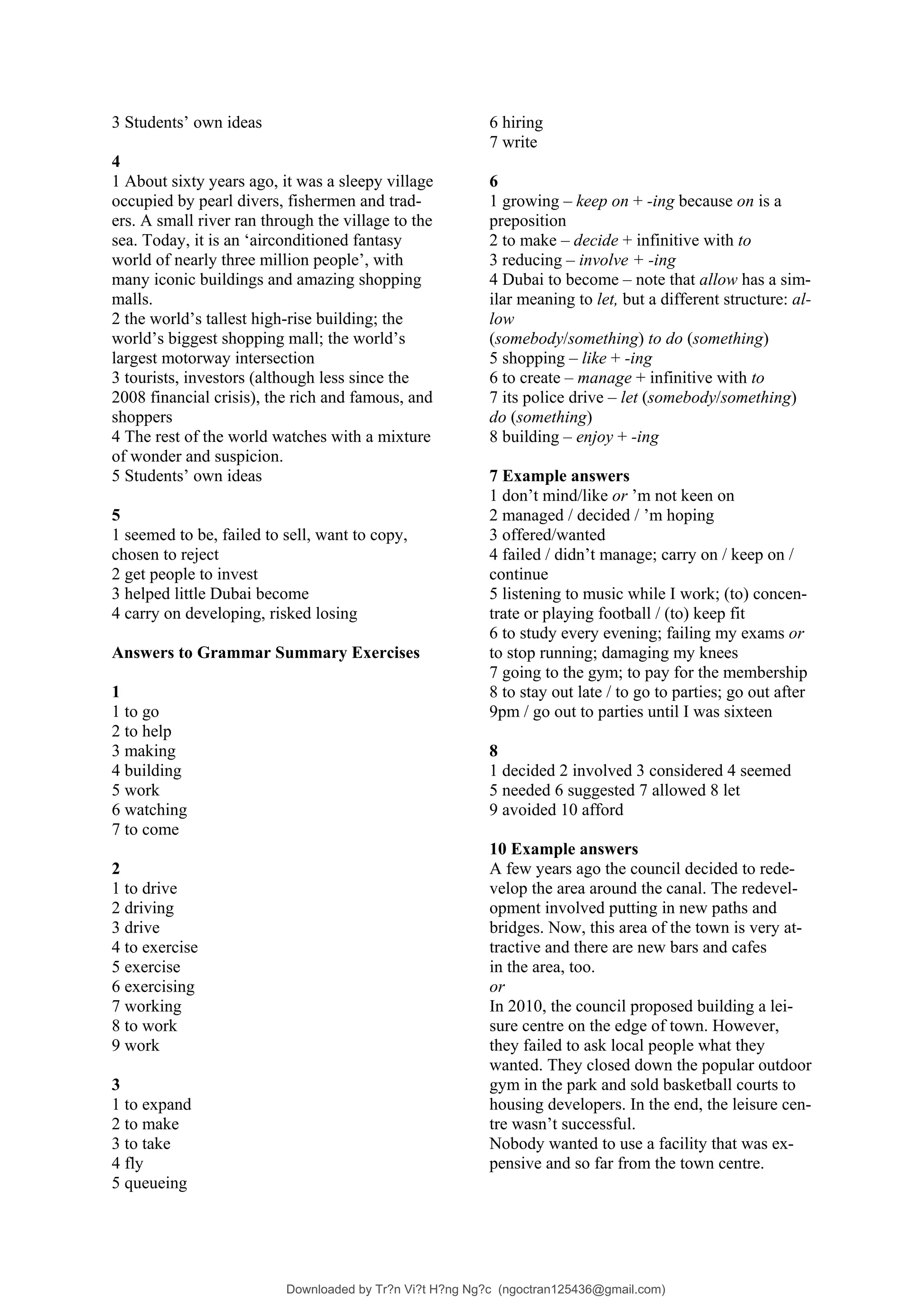 dap an sach tieng anh anh van life a2-b1 | PDF